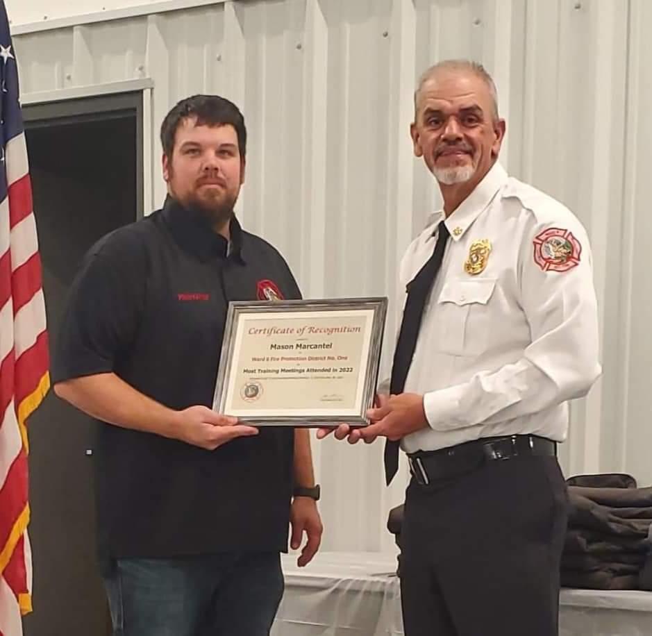 Holiday Safety Training - Ward Six Fire Protection District No. One